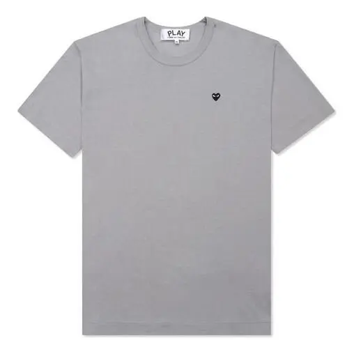 Play Comme Des Garcon Mini Heart Logo Tee - Grey