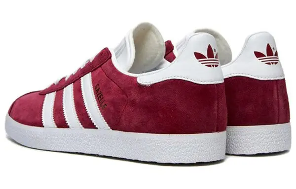 Adidas Gazelle Burgundy White - Red