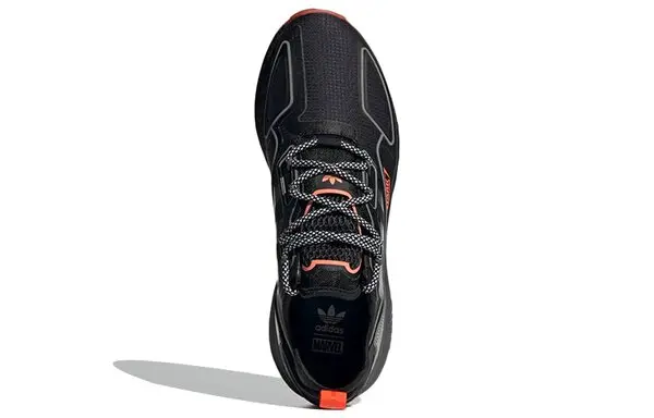 Adidas Marvel X Zx 2k Boost 'stark Industries' Sneakers - Black