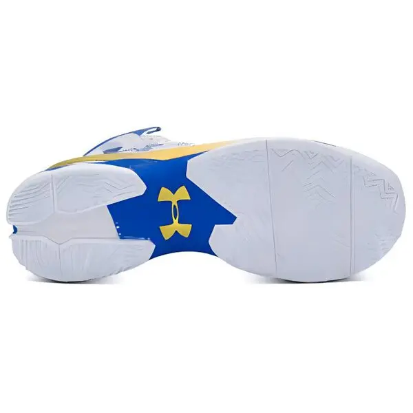 Under Armour Curry 2 Nm High Top Sneakers - White/yellow/blue