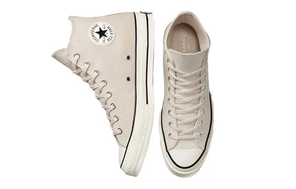 CONVERSE Chuck 70 Hi Suede Lace-up Sneakers - Light Brown