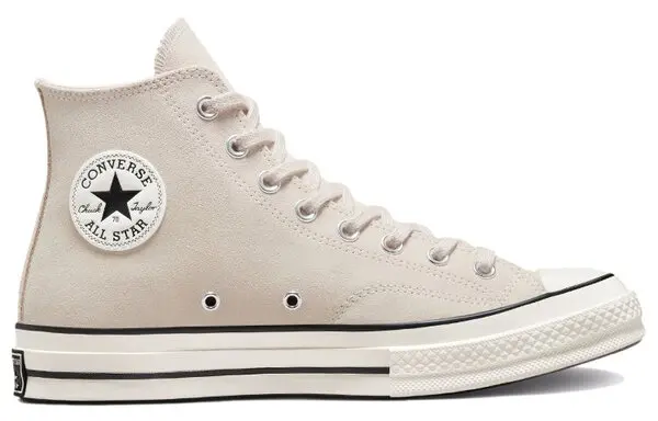 CONVERSE Chuck 70 Hi Suede Lace-up Sneakers - Light Brown