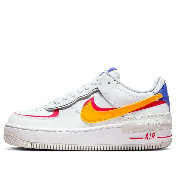 Nike Force 1 Low Shadow "gundam" Sneakers - Blue/white/orange