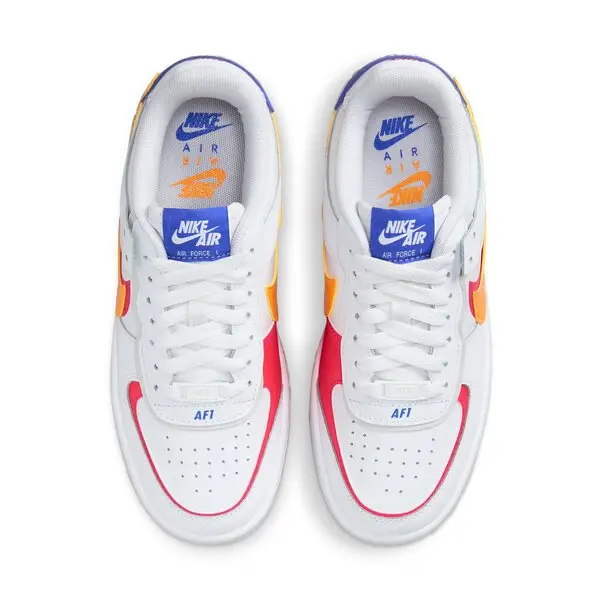 Nike Force 1 Low Shadow "gundam" Sneakers - Blue/white/orange