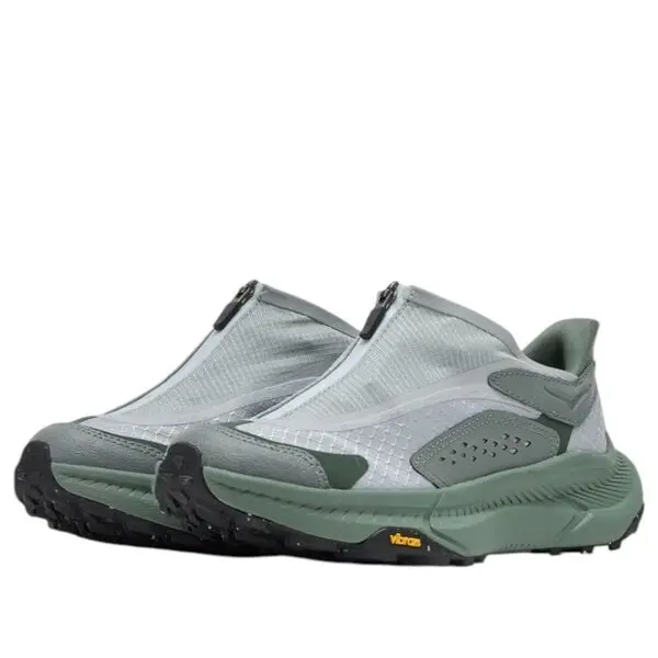 Hoka One One Project Transport Zip Up Sneakers - Jade Fern