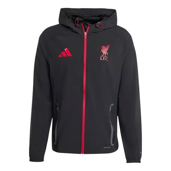 Adidas Liverpool Fc Tiro 25 Competition Vis Tech Tracel Jacket - Black