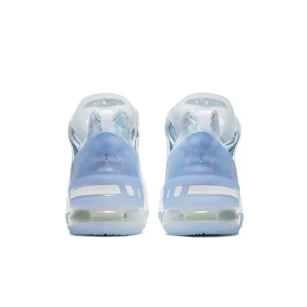Nike Lebron 18 'play For The Future' High Top Athletic Sneakers - White/blue