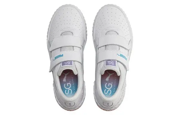 PUMA Cali Sneakers With Hook-and-loop Fastening - White