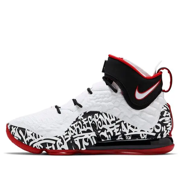 Nike Lebron 'lebron 4 Graffiti' High-top Sneakers - White