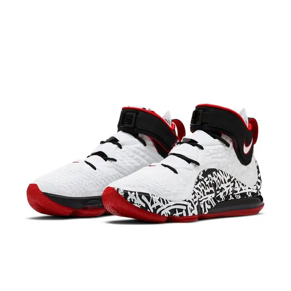 Nike Lebron 'lebron 4 Graffiti' High-top Sneakers - White