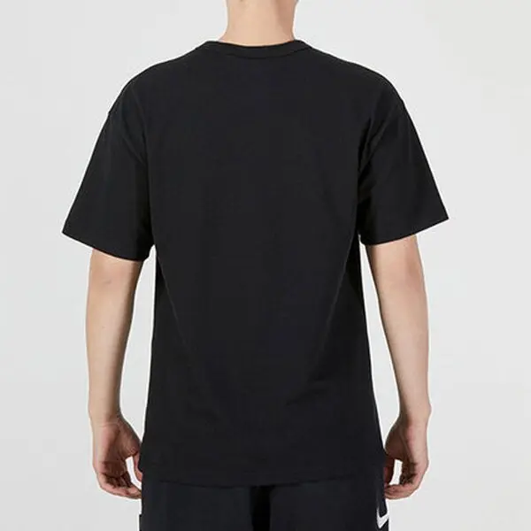 Nike As Nsw Prem Ss Tee Athleisure Casual Sports Logo Printing Short Sleeve Black T-shirt - Multi-color