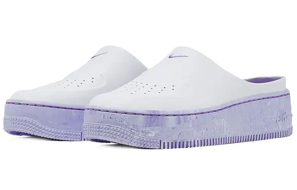 Nike Force 1 Lover Xx Slip-on Sneakers - White/medium Violet-medium Violet