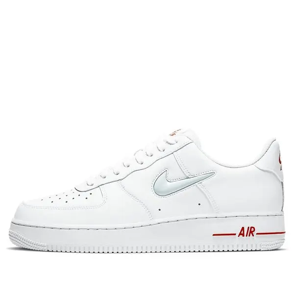 Nike Force 1 Low Jewel Sneakers - White/red