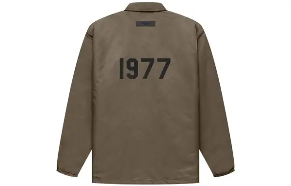 Fear Of God Fw22 Coaches Jacket 'wood - Brown