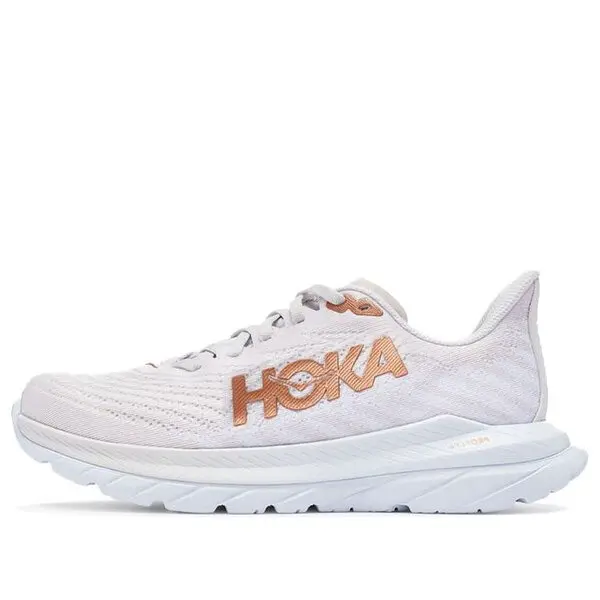 Hoka One One Mach Running Shoes - White/copper