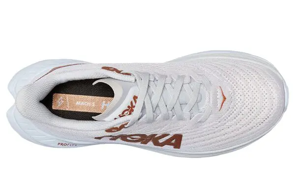 Hoka One One Mach Running Shoes - White/copper