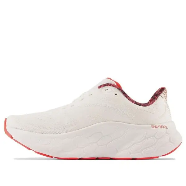 NEW BALANCE Fresh Foam X More V4 Athletic Sneakers - White/red