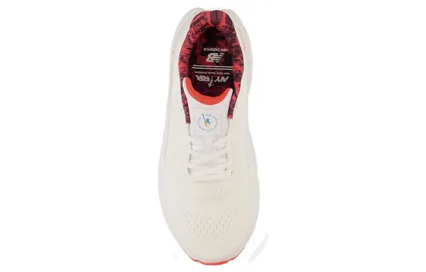 NEW BALANCE Fresh Foam X More V4 Athletic Sneakers - White/red