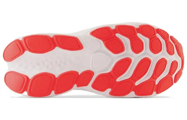 NEW BALANCE Fresh Foam X More V4 Athletic Sneakers - White/red