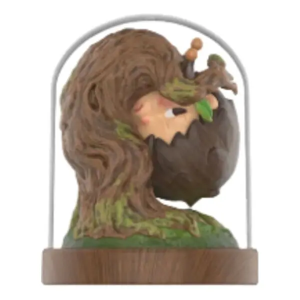 POP MART Hirono Tamed Wildgrass Series 'boundary' Secret Edition Figure - Multi-color
