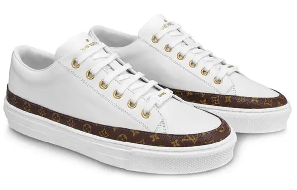 LOUIS VUITTON Stellar Calfskin Sneakers - White