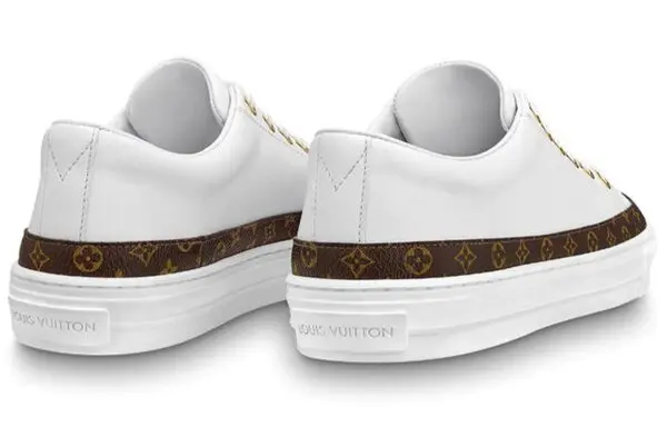 LOUIS VUITTON Stellar Calfskin Sneakers - White