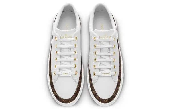 LOUIS VUITTON Stellar Calfskin Sneakers - White