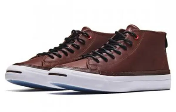 CONVERSE Jack Purcell Mid Top Sneakers - Dark Brown