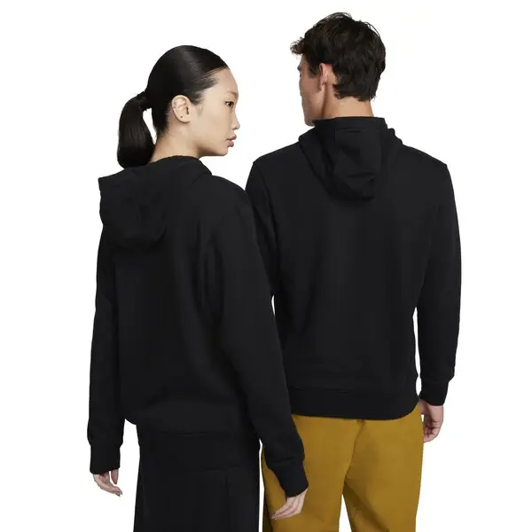 Nike Embroidered Logo Hooded Pullover - Black