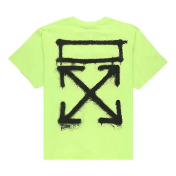 Off-White Virgil Abloh Ss20 Spray Painting Oversize Short Sleeve