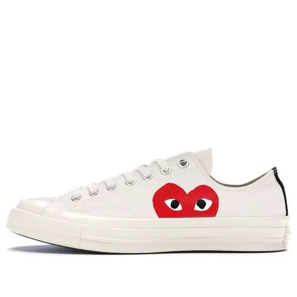 CONVERSE Comme Des Garçons Play X Chuck 70 Ox "milk - White/red