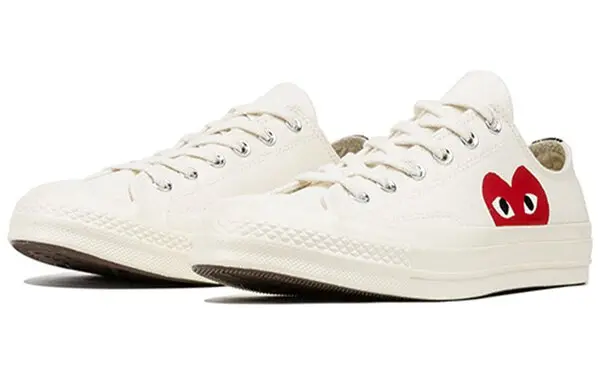 CONVERSE Comme Des Garçons Play X Chuck 70 Ox "milk - White/red