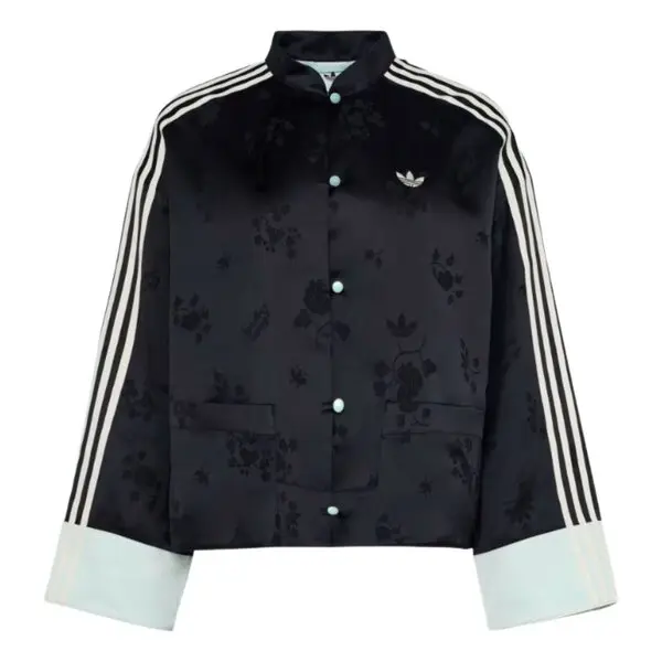 Adidas Asian Inspired Printed Jacket - Black/mint