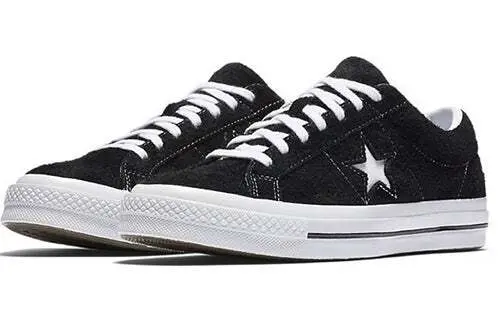 CONVERSE One Star Low Top Suede Sneakers - Black/white