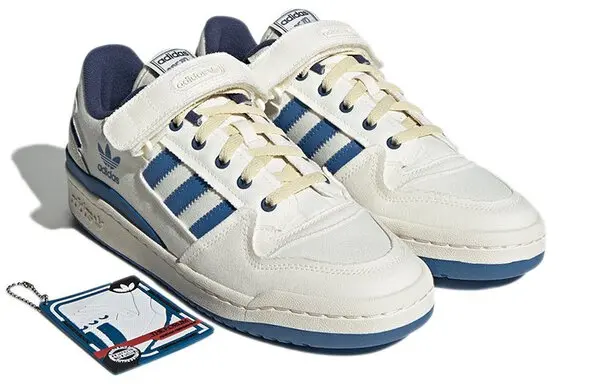 Adidas Originals Forum Low Sneakers - White/blue
