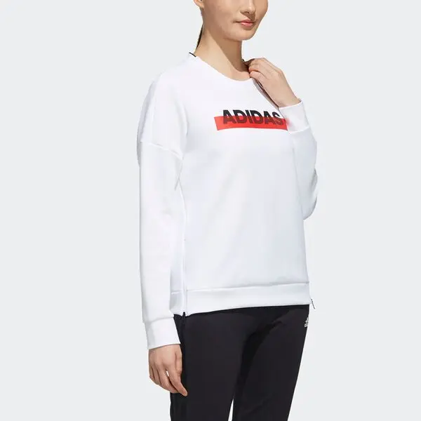 Adidas Sports Stylish Pullover Round Neck Long Sleeves