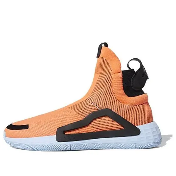 Adidas N3xt L3v3l High Top Athletic Sneakers - Orange