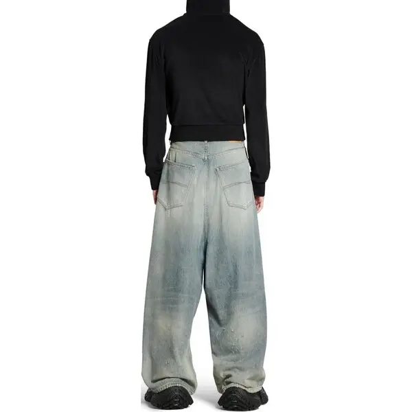 Balenciaga Low Crotch Wide Leg Jeans