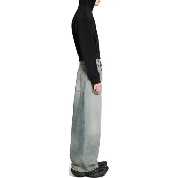 Balenciaga Low Crotch Wide Leg Jeans
