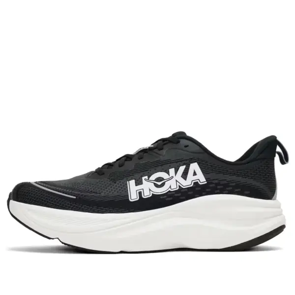 Hoka One One Skyflow Athletic Sneakers - Black/white