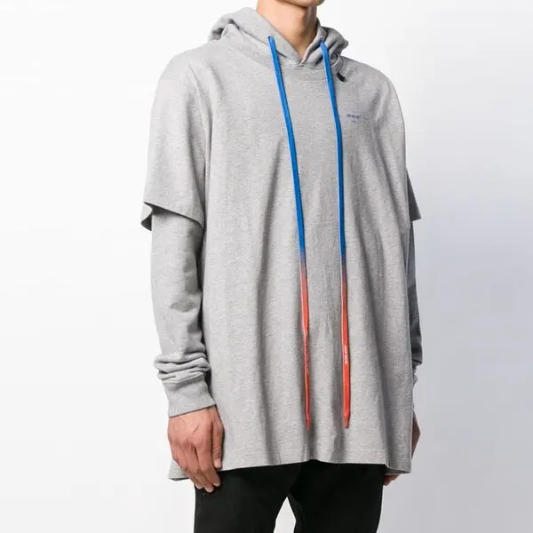 Off-White Arrows" Layered Hoodie