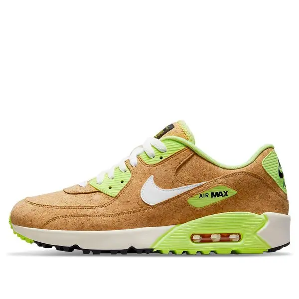 Nike Max 90 Golf Nrg "cork" Sneakers - Beechtree/barely Volt/black
