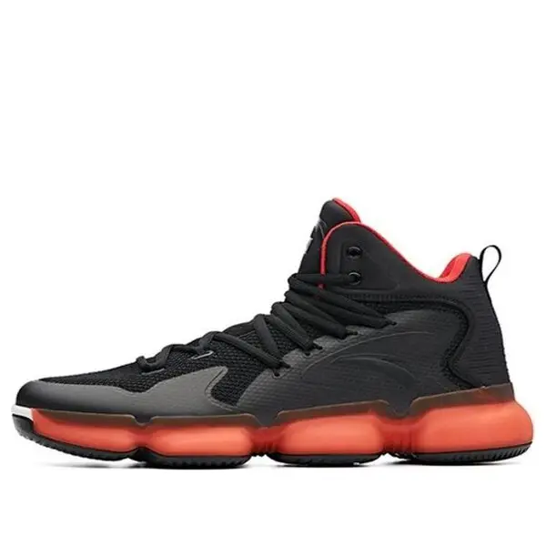 ANTA X Nasa Seeed 60th Anniversary High Top Basketball Sneakers - Black/white/red