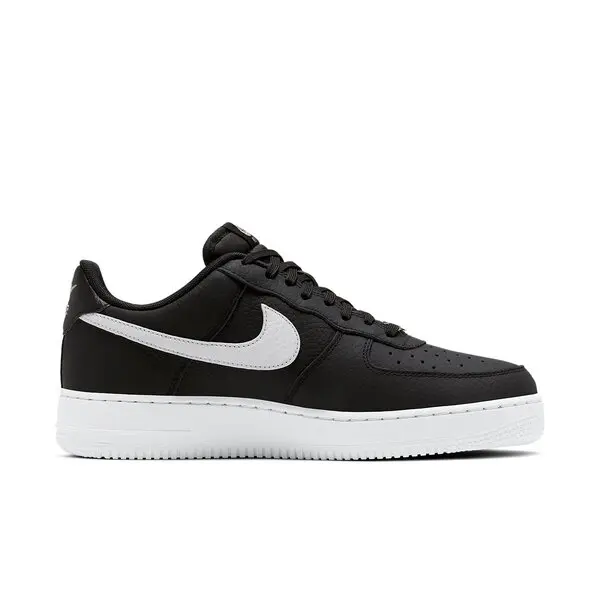 Nike Force 1 '07 Premium "silver Swoosh" Sneakers - Black