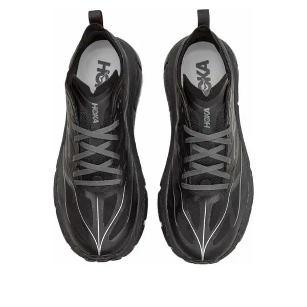 Hoka One One Mafate Speed 4 Lite Athletic Sneakers - Black/outer Orbit