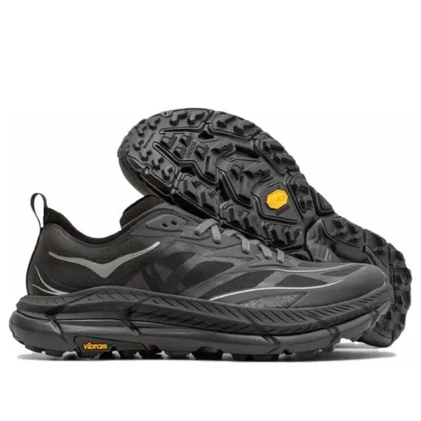 Hoka One One Mafate Speed 4 Lite Athletic Sneakers - Black/outer Orbit