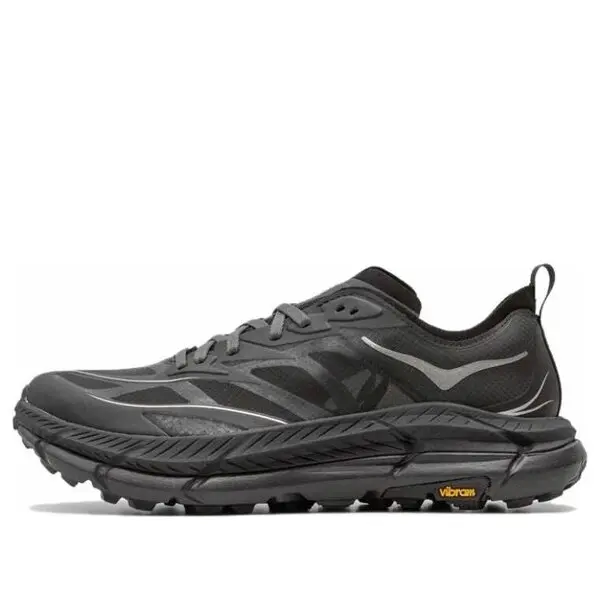 Hoka One One Mafate Speed 4 Lite Athletic Sneakers - Black/outer Orbit