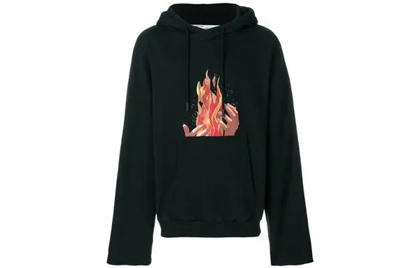 Off-White Flame Printing