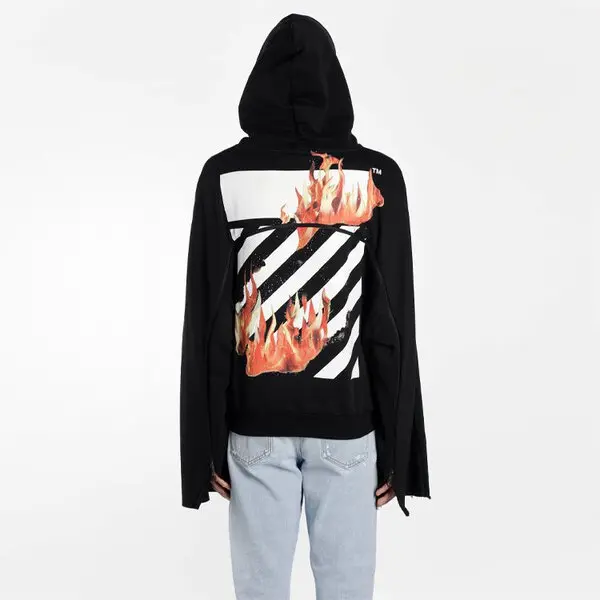 Off-White Flame Printing