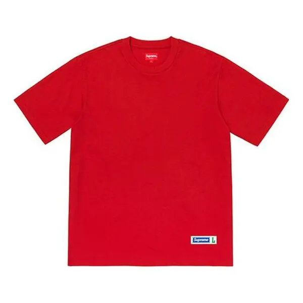 Supreme Ss19 Athletic Label Tee Sports Short Sleeve